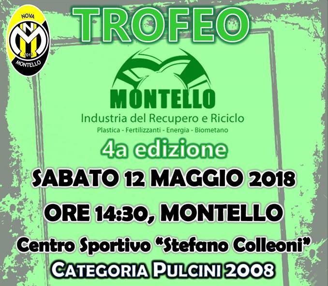 Nova Montello: sabato 12 maggio la 4a edizione del Trofeo Montello Spa ...