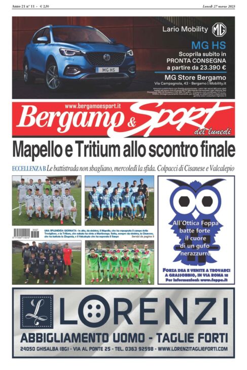 Il nuovo numero di Bg & Sport! In evidenza la sfida tra Mapello e ...