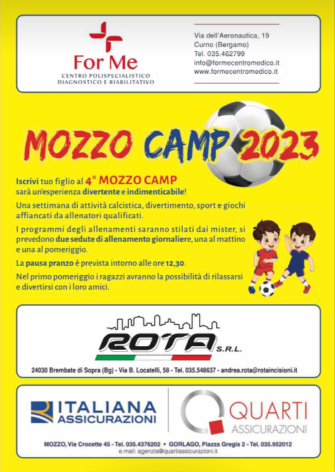 Il Mozzo Camp a giugno: pallone e divertimento « Bergamo e Sport