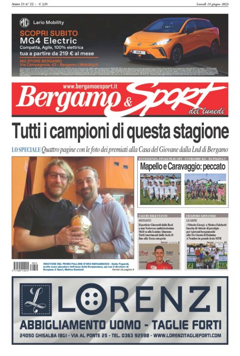 Bg & Sport in edicola: tutte le foto delle squadre premiate dalla Lnd ...