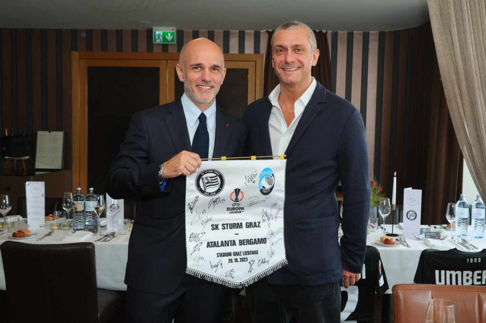 Graz, il fair play prima della battaglia: a cena dallo Sturm « Bergamo ...