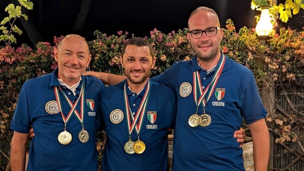 Il bergamasco Nicola Bertocchi nella squadra vincente del Tricolore di ...